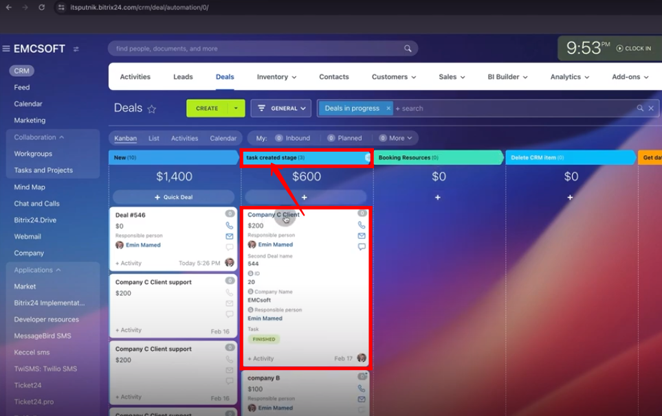 EMCSOFT | Bitrix24 Developer