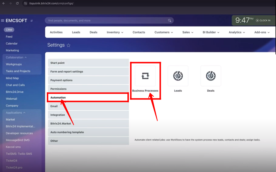 EMCSOFT | Bitrix24 Developer